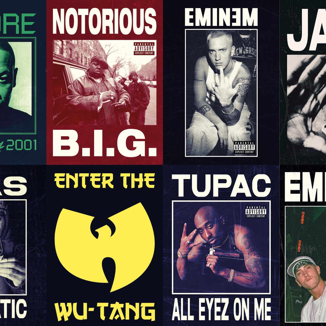 Rap Album Cover Poster, Minimalist Hip-hop Music Poster, A3 Album ...