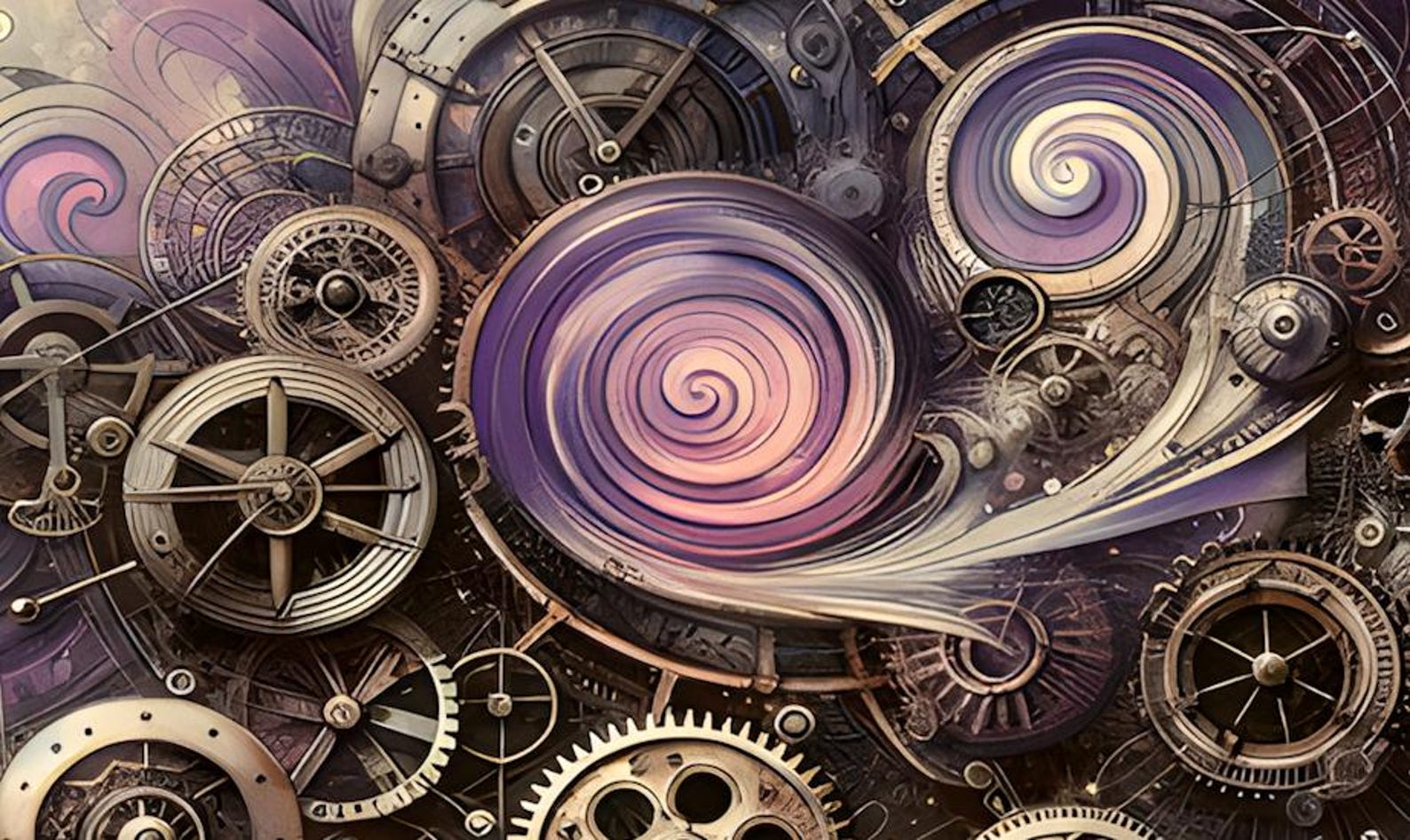 Cosmic Purple Cogs - Digital Download - Atmospheric - Striking - 300 ...