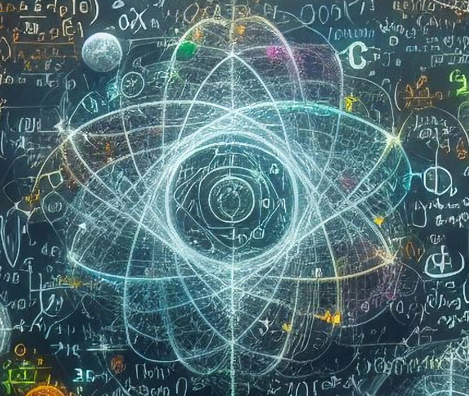 Chalkboard Equations 02 Digital Download Fantasy Equations Imaginative ...