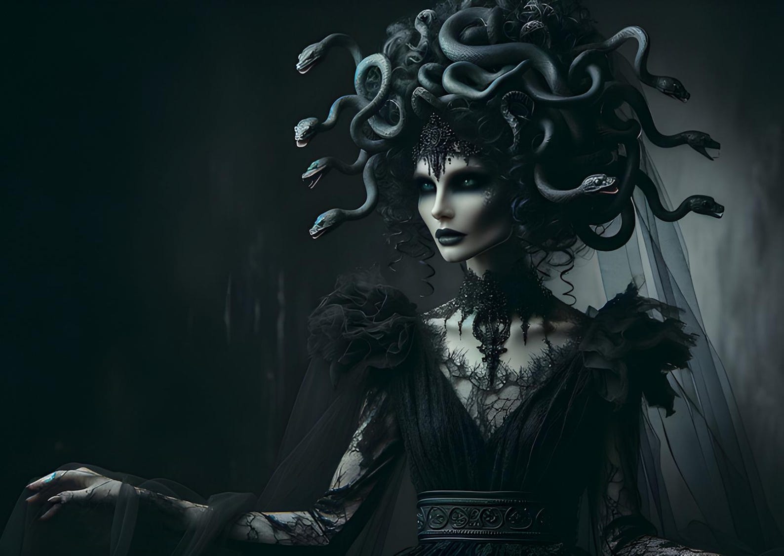 Medusa - Gothic - Digital Download - Fantasy - Medusa - 300 Dpi - Sizes ...