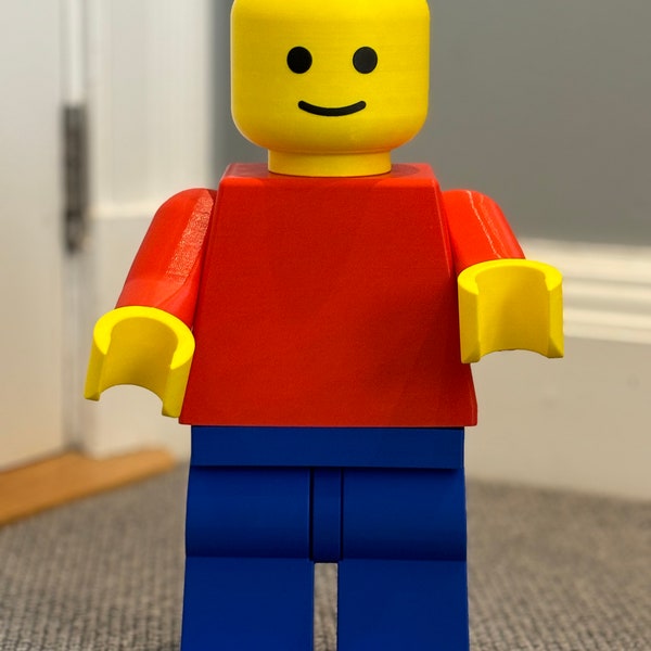 Large Brick Man - Etsy