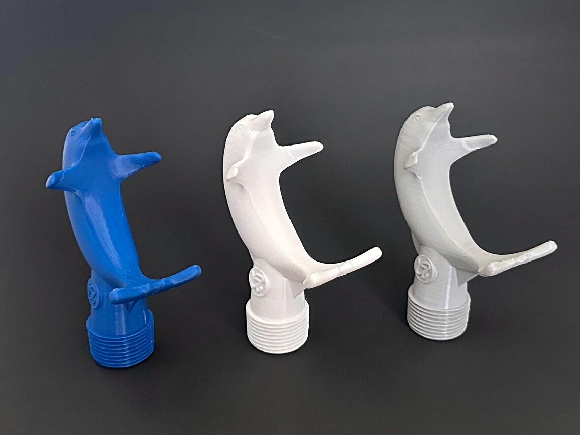 Dolphin Pool Aerator Fountain – 3/4" – Decorative Pool Fountain Spray ...
