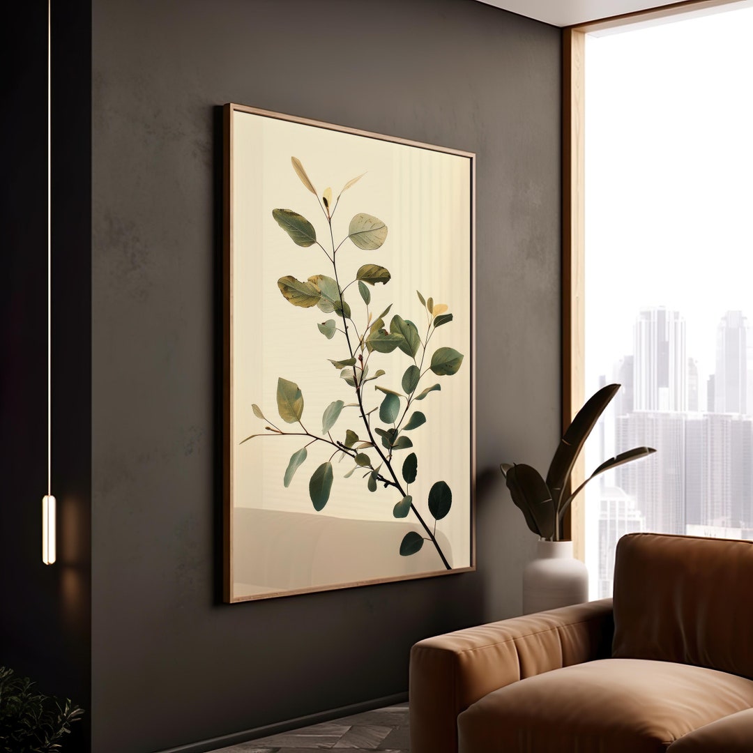 Minimalist Branch Poster - Etsy