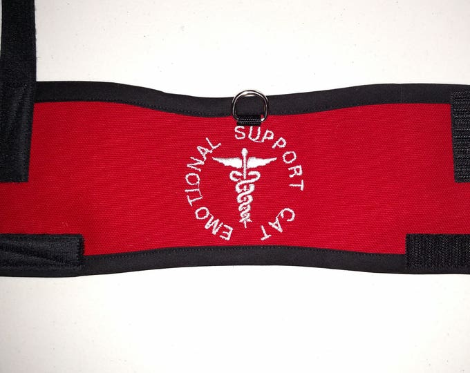 Emotional Support Cat Vest - Etsy