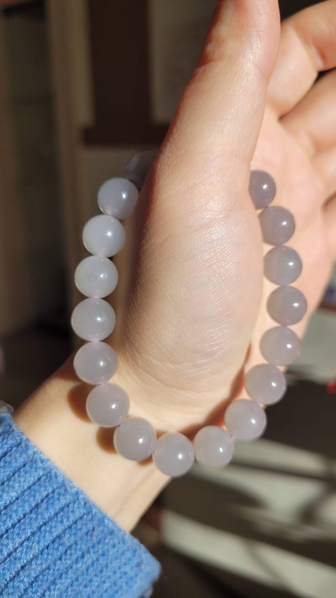 Certified 10mm Purple Nephrite Jade Bracelet - Etsy
