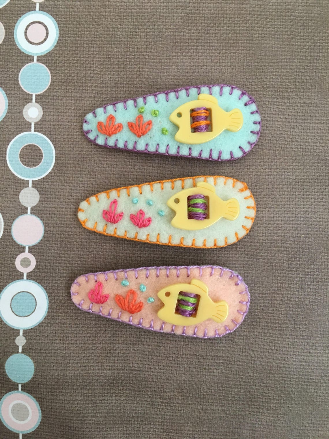 Yellow Clown Fish Hair Clip Fish Snap Hair Clip Felt Hair - Etsy
