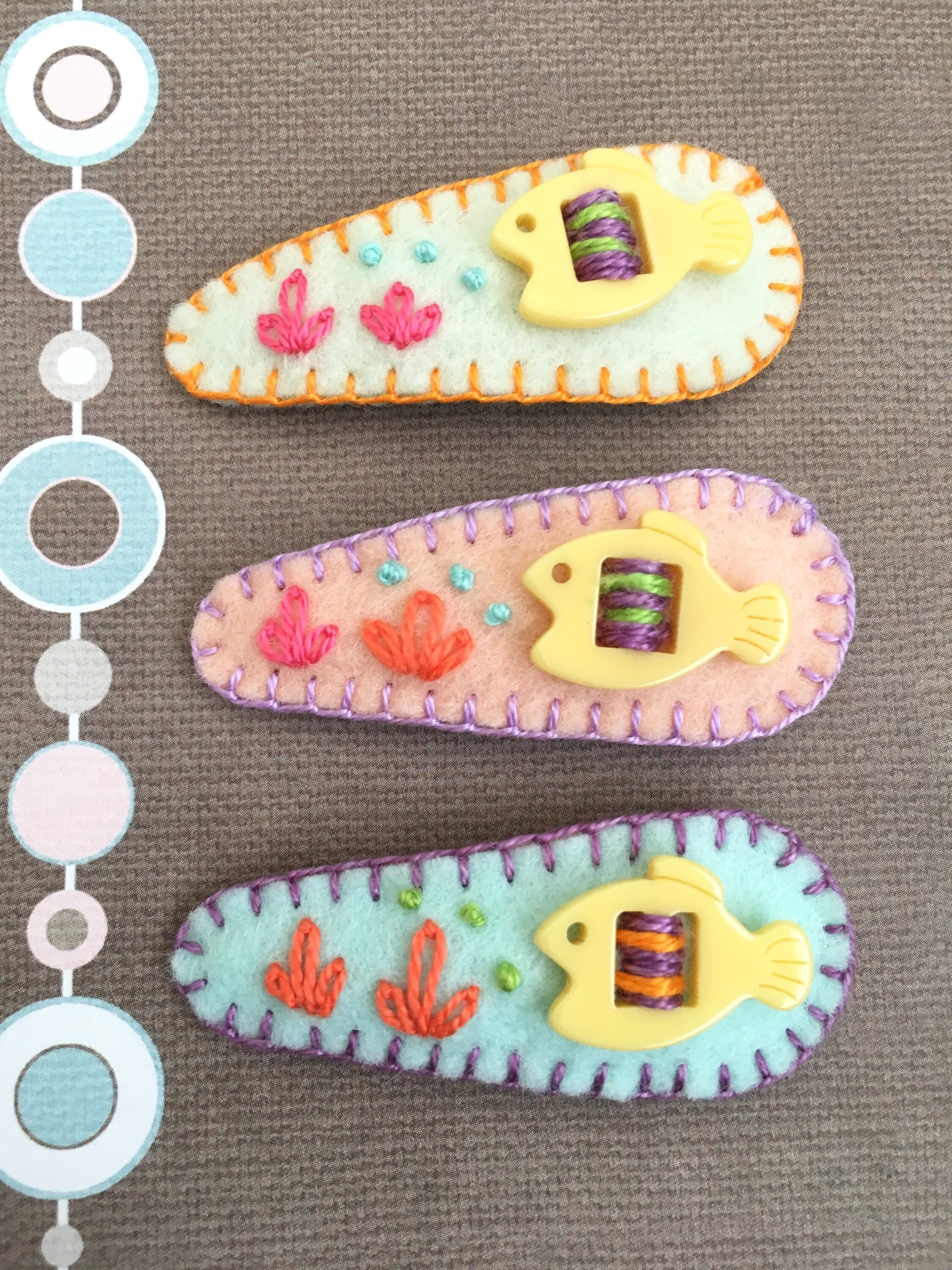 Yellow Clown Fish Hair Clip Fish Snap Hair Clip Felt Hair - Etsy