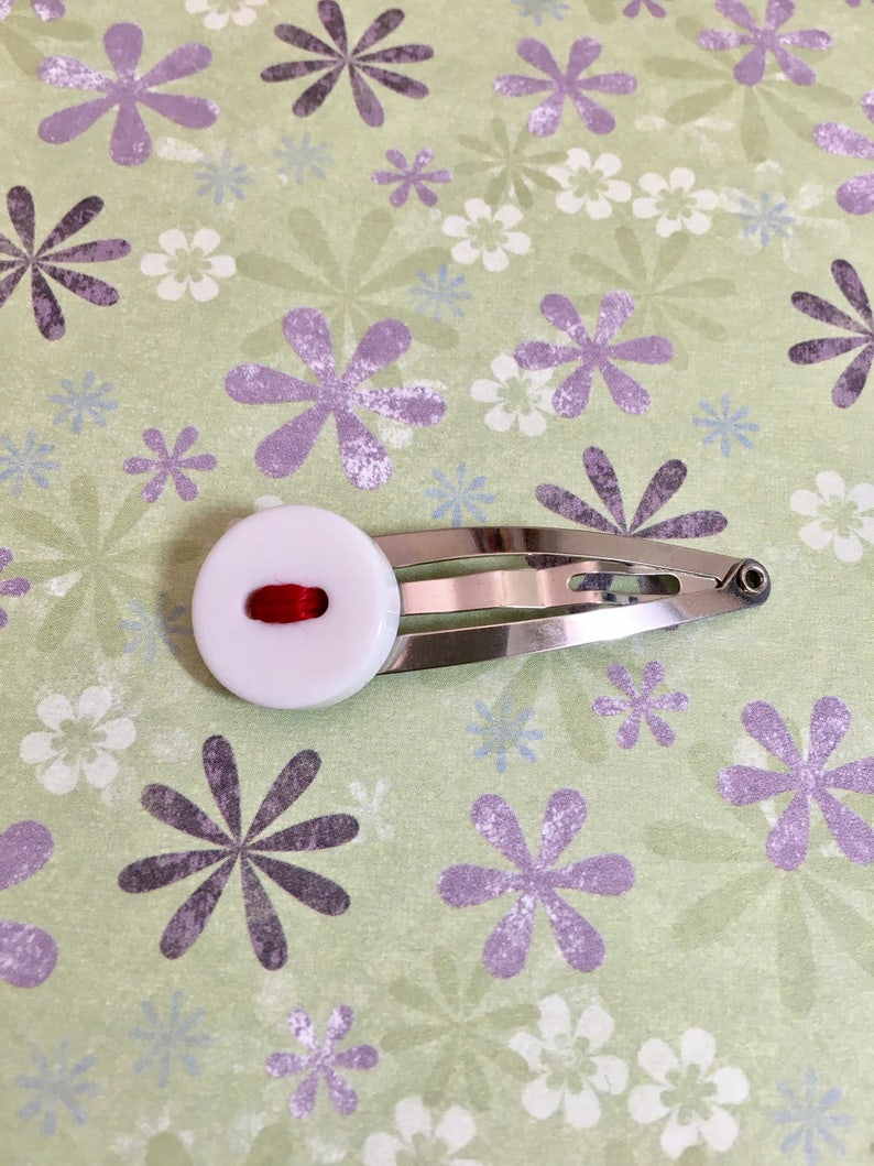 Colorful Button Hair Clips, Cute Hair Accessories, Girl Snap Hair Clip ...