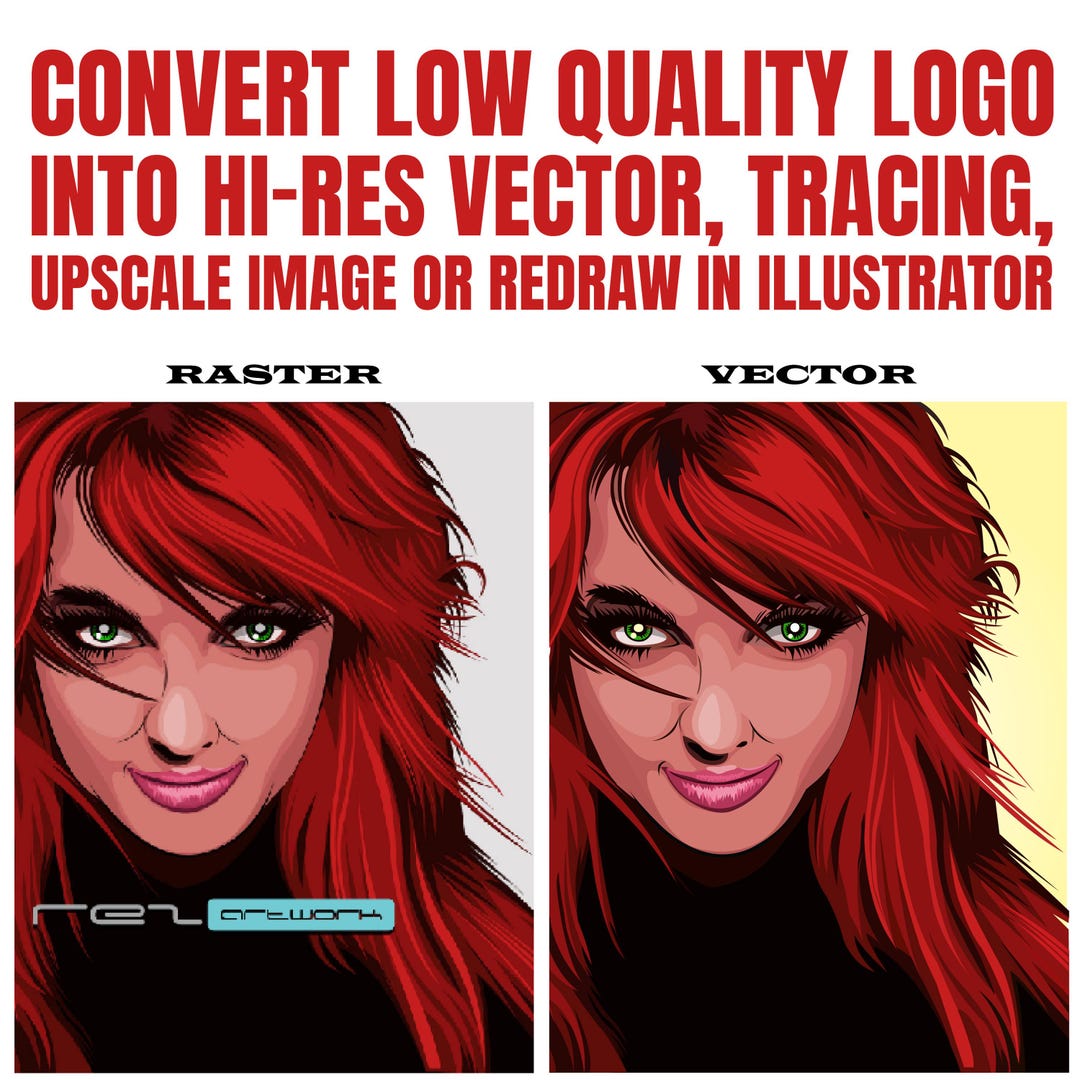 Convert Low Quality Logo Into Hi-res Vector SVG, Upscale Image or ...