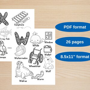 Alphabet Coloring Pages, Letter Recognition Worksheets, Alphabet ...