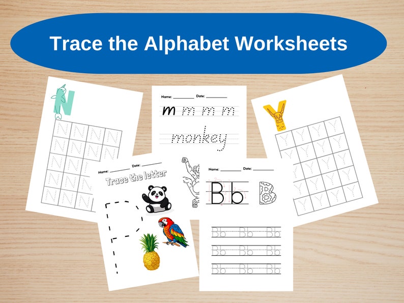 104 Printable Alphabet Worksheets, Activity for Kids, Toddlers ...