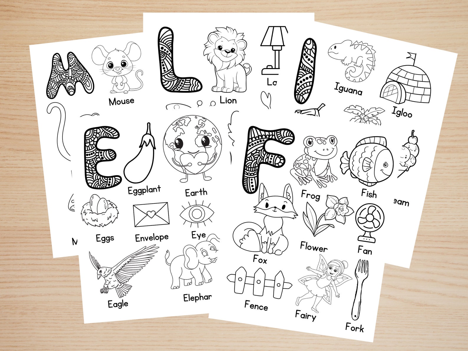 Alphabet Coloring Pages, Letter Recognition Worksheets, Alphabet ...