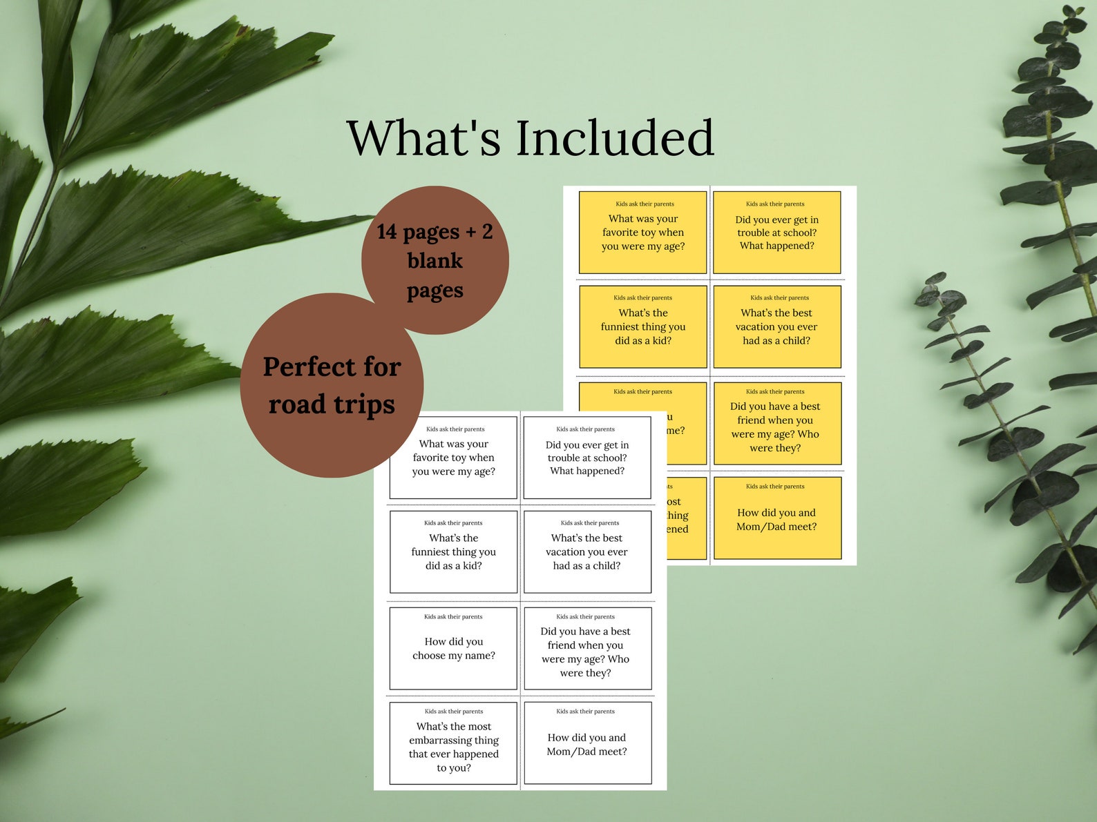 Family Conversation Cards, Family Conversation Game, Question Cards ...