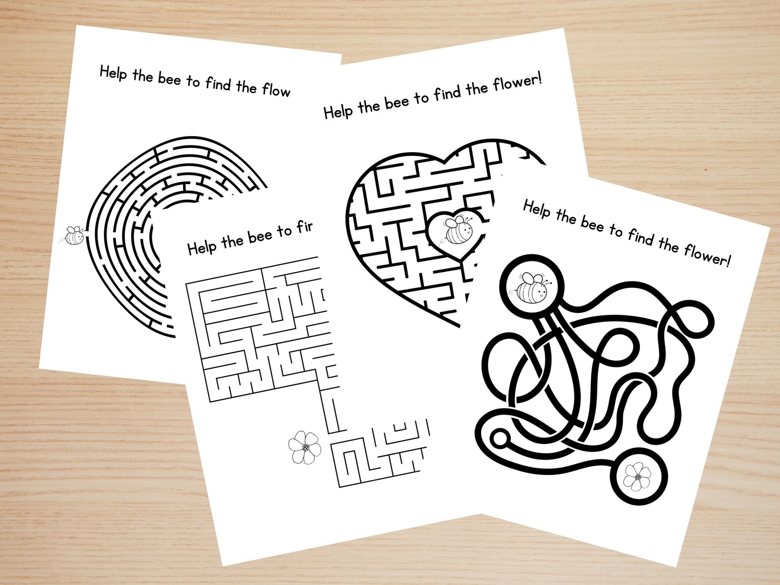 20 Printable Mazes, Mazes to Print for Kids, Maze Challenge Pages, Maze ...