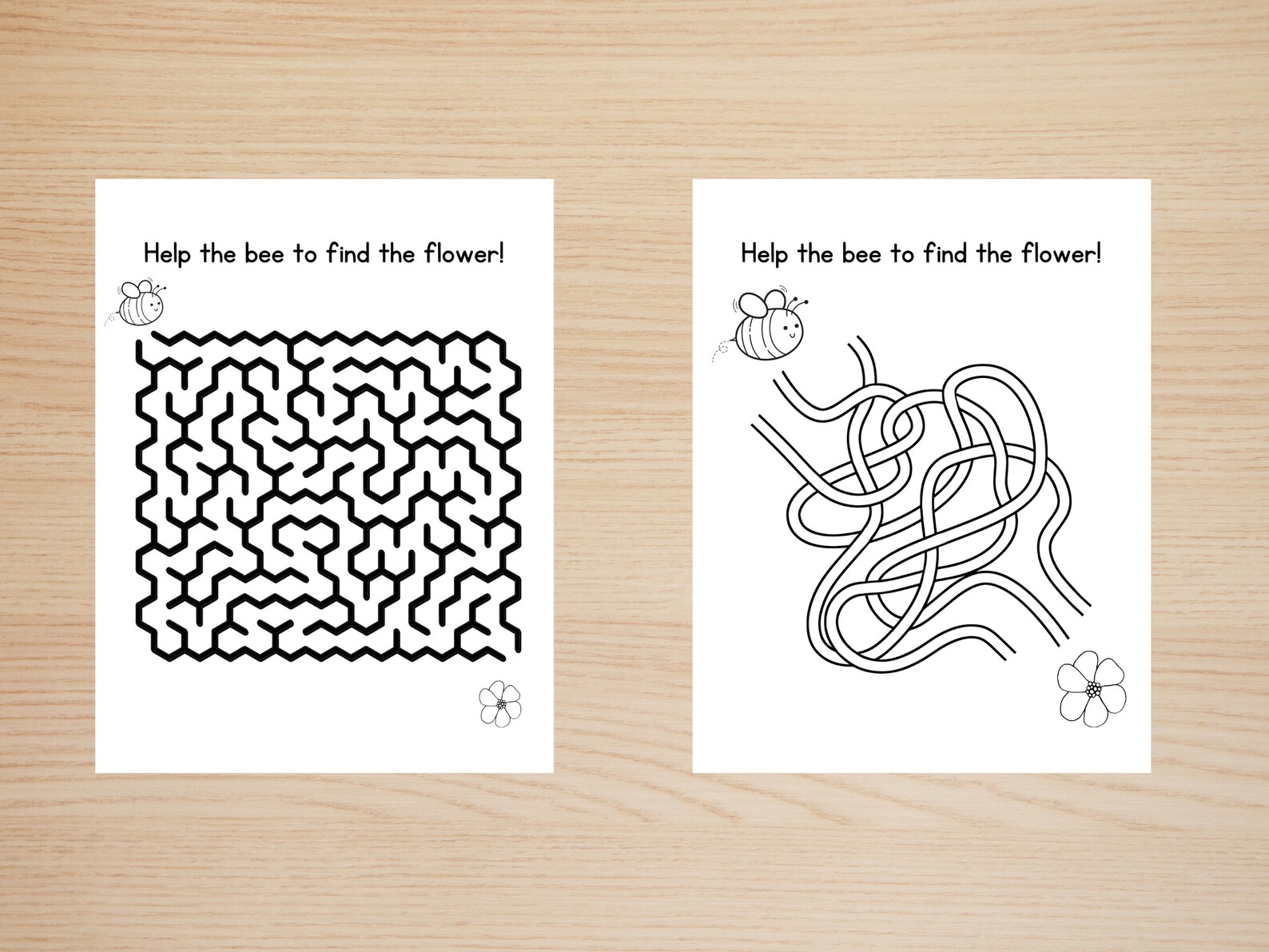 20 Printable Mazes, Mazes to Print for Kids, Maze Challenge Pages, Maze ...