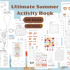 Ultimate Summer Activity Book, Summer Activity Book for Kids ...