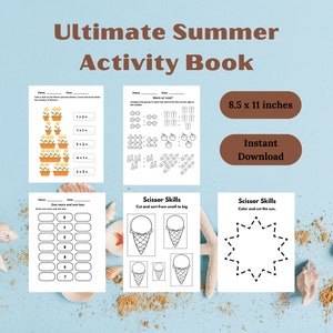 Ultimate Summer Activity Book, Summer Activity Book for Kids ...