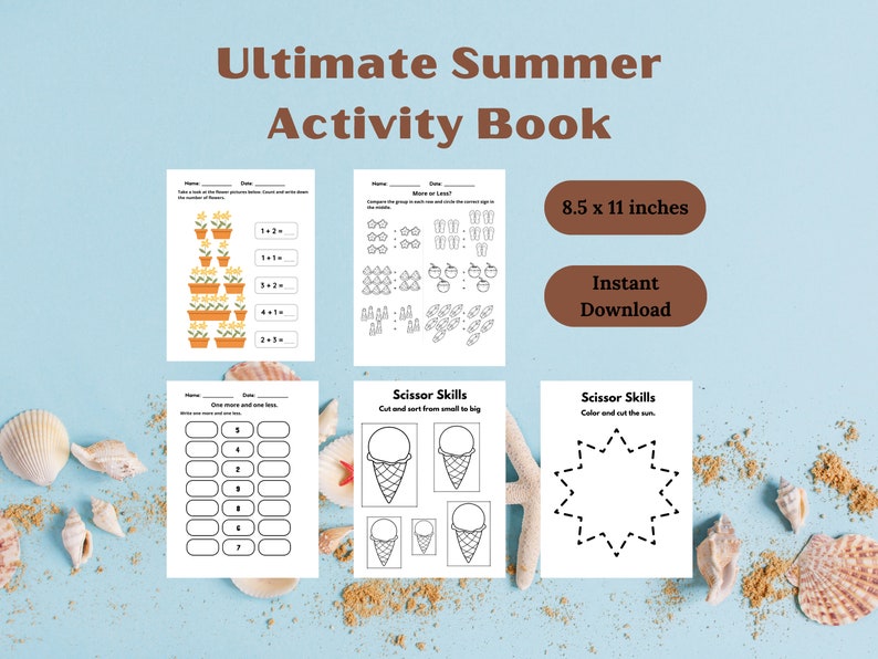 Ultimate Summer Activity Book, Summer Activity Book for Kids ...