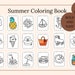 Summer Coloring Book, Simple Summer Coloring Book, Large Sice 120 ...