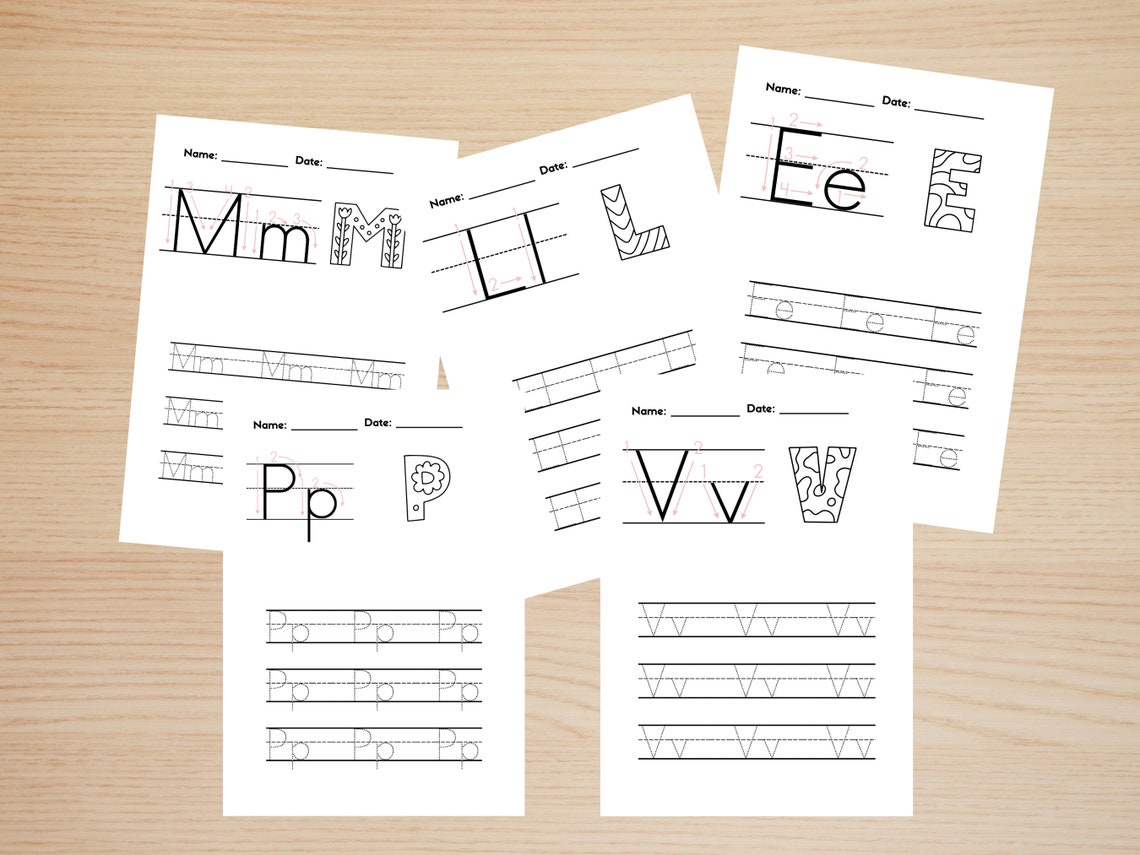104 Printable Alphabet Worksheets, Activity for Kids, Toddlers ...