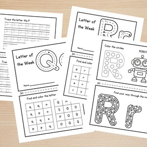 Letter of the Week Worksheets, Letter of the Week for Kids, Writing ...
