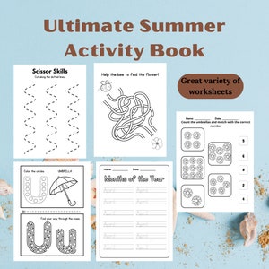 Ultimate Summer Activity Book, Summer Activity Book for Kids ...