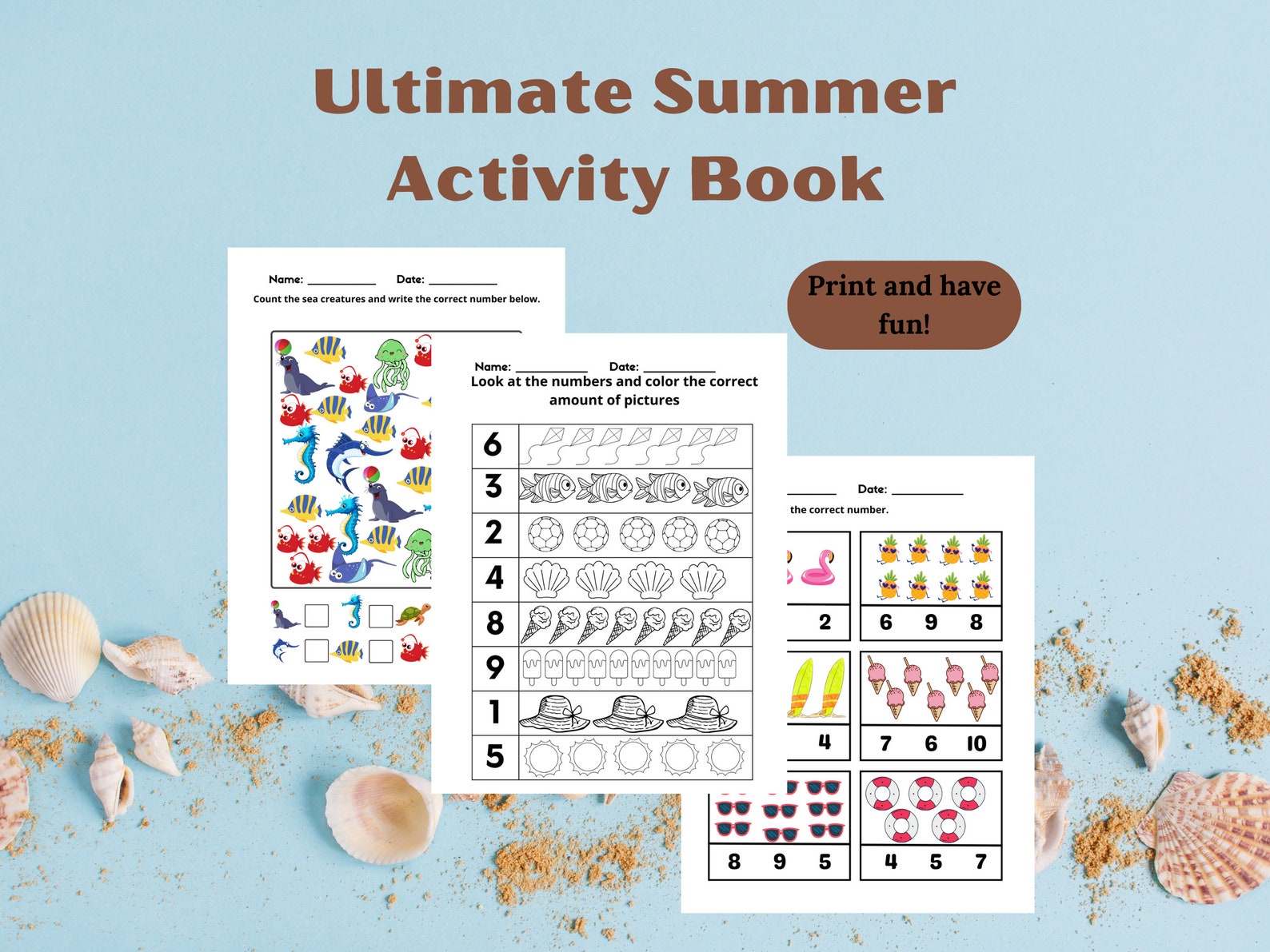 Ultimate Summer Activity Book, Summer Activity Book for Kids ...
