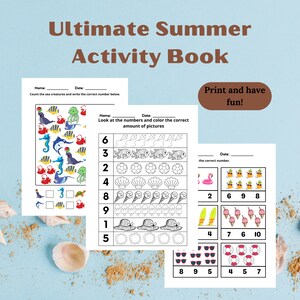 Ultimate Summer Activity Book, Summer Activity Book for Kids ...