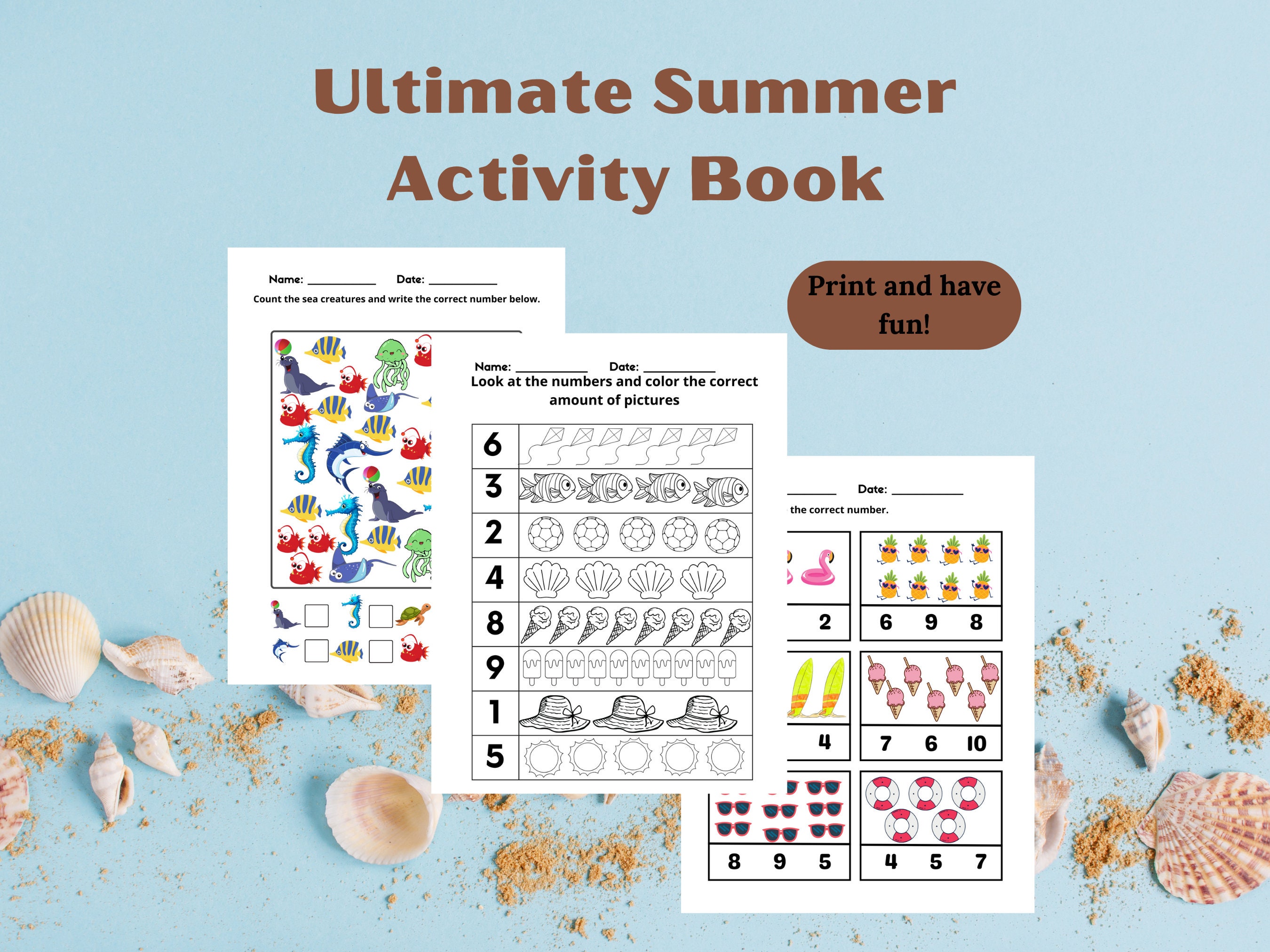 Ultimate Summer Activity Book, Summer Activity Book for Kids ...