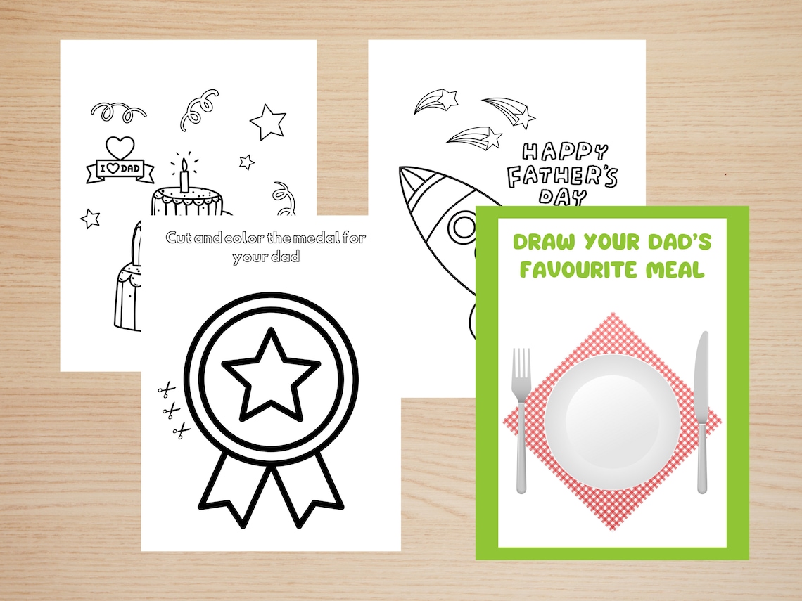 20 Father's Day Worksheets for Preschoolers, Father's Day Printables ...