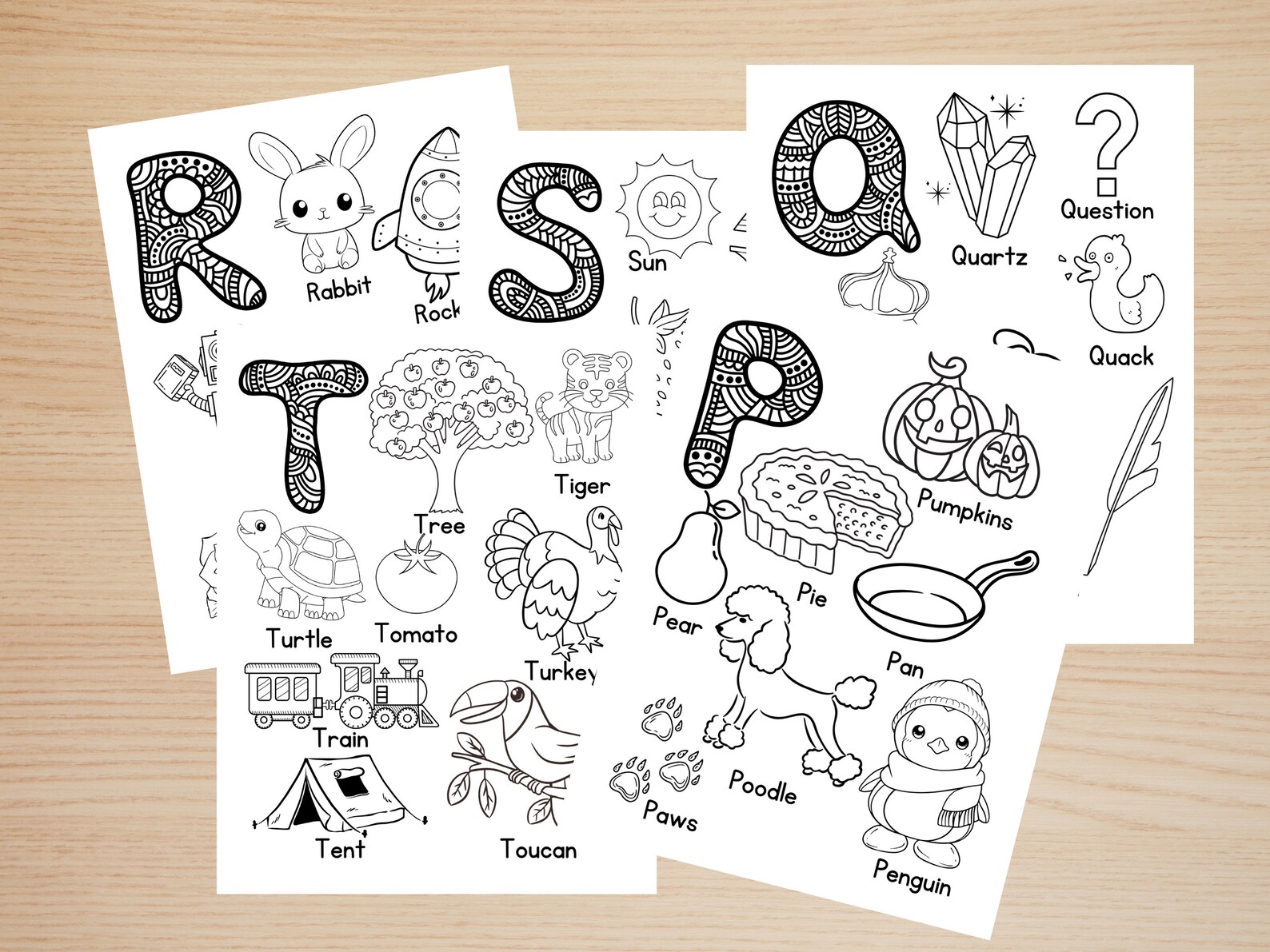 Alphabet Coloring Pages, Letter Recognition Worksheets, Alphabet ...