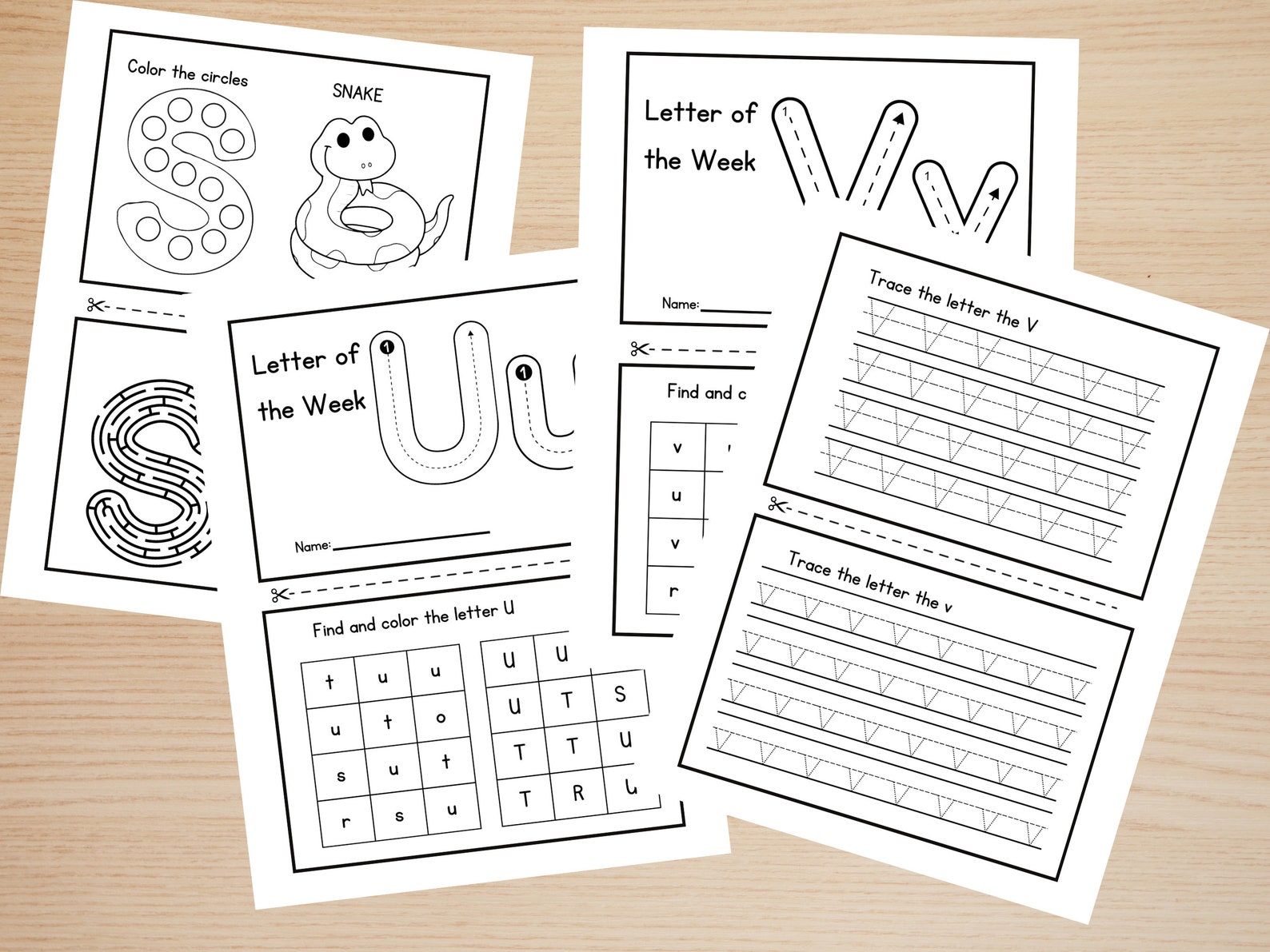 Letter of the Week Worksheets, Letter of the Week for Kids, Writing ...