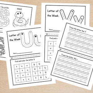 Letter of the Week Worksheets, Letter of the Week for Kids, Writing ...