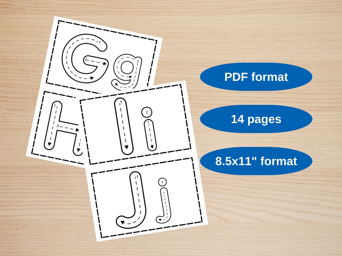 Alphabet Flash Cards, ABC Flash Cards, A-Z Cards, Learn Abcs, Alphabet ...