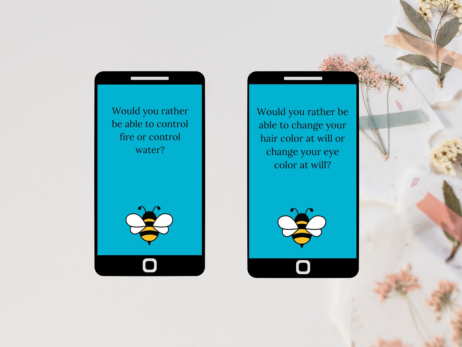 Would You Rather Questions for Families, Conversation Cards, Family ...