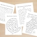 20 Printable Mazes, Mazes to Print for Kids, Maze Challenge Pages, Maze ...