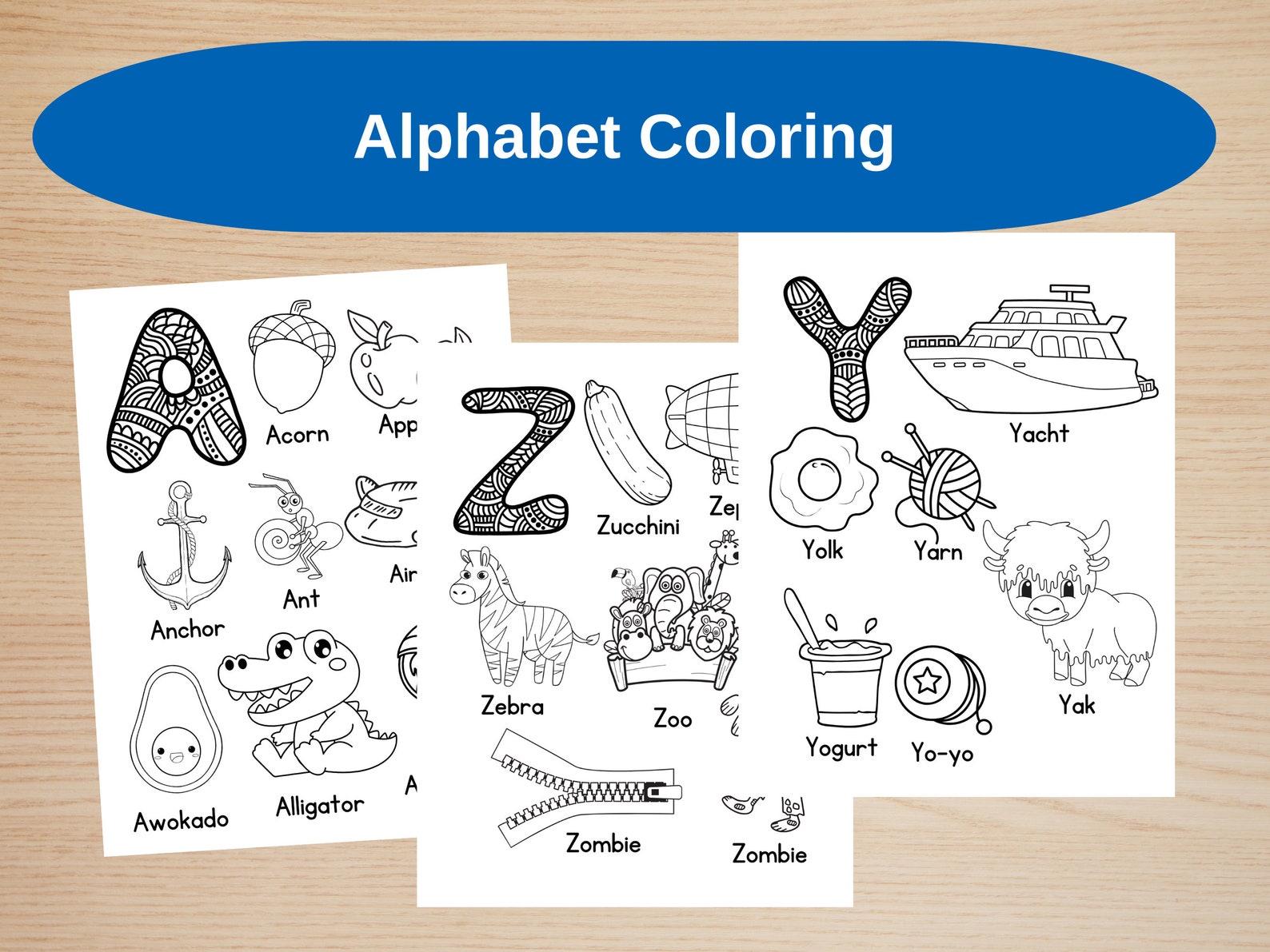 Alphabet Coloring Pages, Letter Recognition Worksheets, Alphabet ...