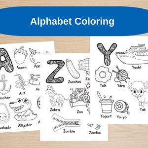 Alphabet Coloring Pages, Letter Recognition Worksheets, Alphabet ...