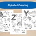 Alphabet Coloring Pages, Letter Recognition Worksheets, Alphabet ...