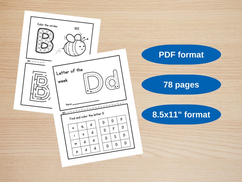 Letter of the Week Worksheets, Letter of the Week for Kids, Writing ...