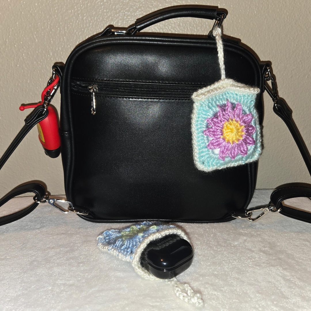 Crochet Earbud Holder - Etsy