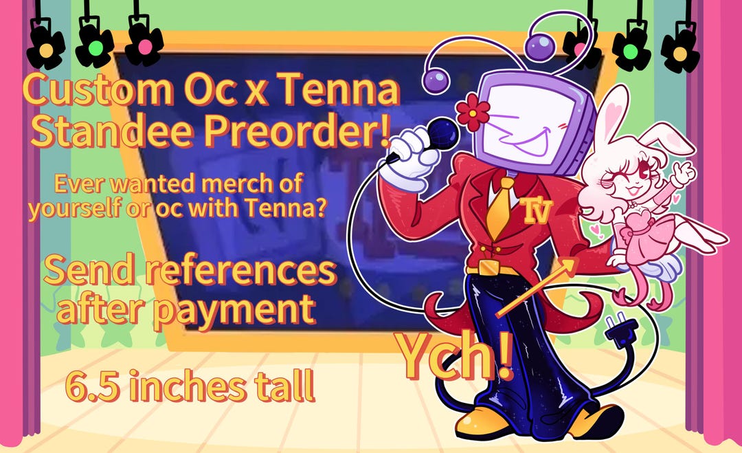 DELTARUNE STANDEE PREORDER Mr Ant Tenna Tv Time X Oc/self Insert ...