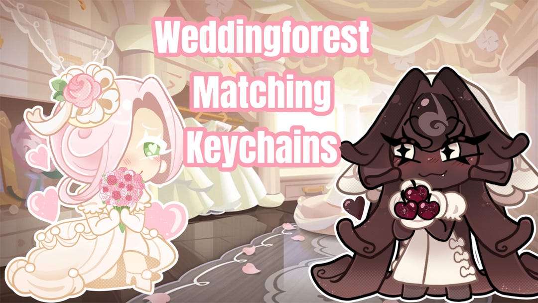COOKIE RUN KINGDOM Crk Wedding Cake Cookie Black Forest Cookie Matching ...