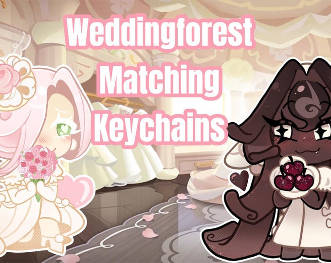 COOKIE RUN KINGDOM Crk Wedding Cake Cookie Black Forest Cookie Matching ...
