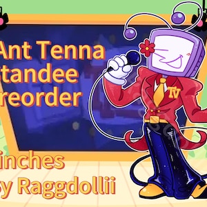 DELTARUNE STANDEE PREORDER Mr Ant Tenna Tv Time Spamton G Spamton - Etsy