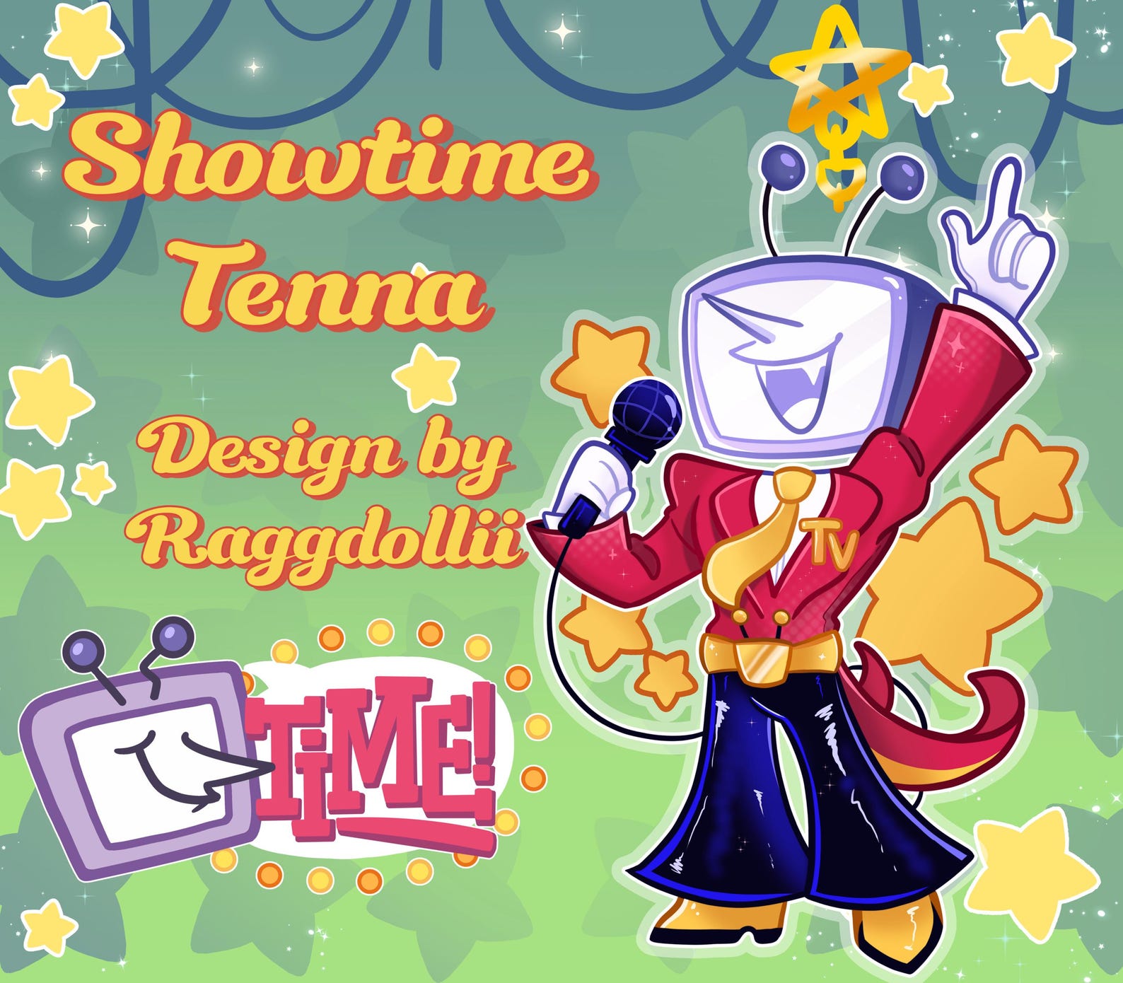 DELTARUNE PREORDER Mr Ant Tenna TV Time Cowboy Acrylic Keychain - Etsy
