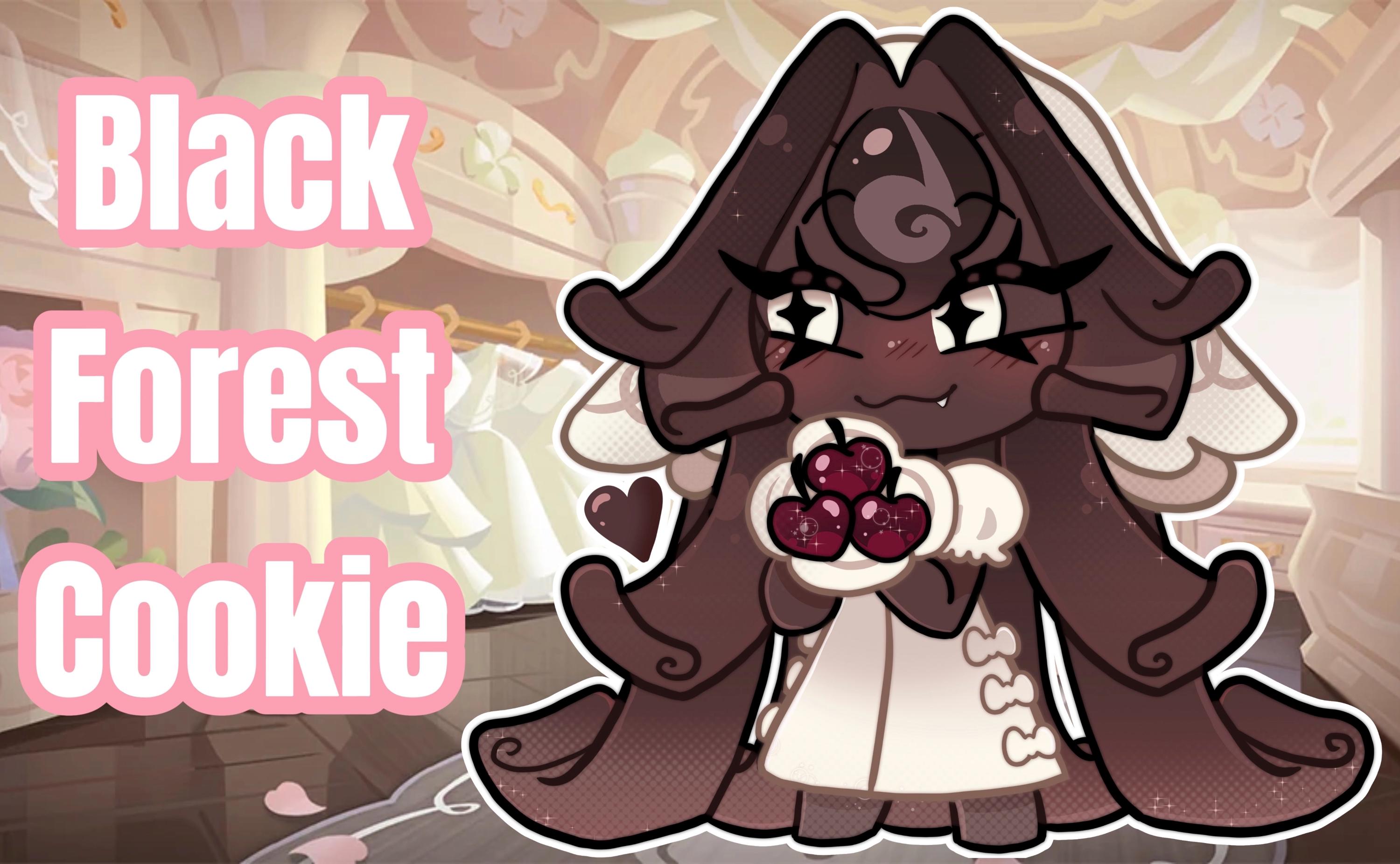 COOKIE RUN KINGDOM Crk Wedding Cake Cookie Black Forest Cookie Matching ...