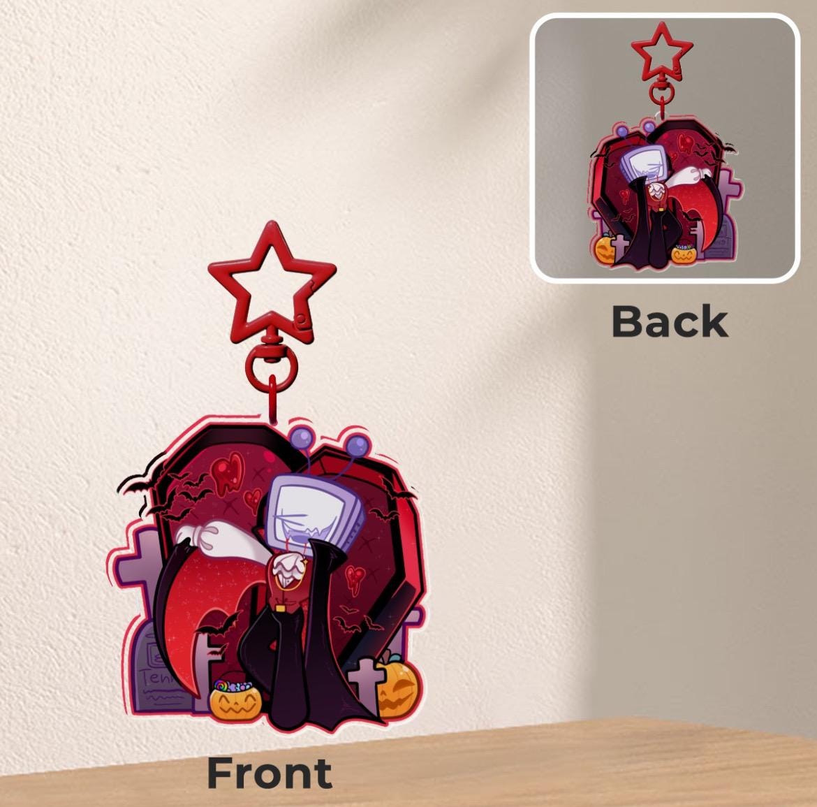 DELTARUNE PREORDER Mr Ant Tenna TV Time Halloween Vampire Acrylic ...