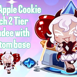 COOKIE RUN KINGDOM Preorder Crk Shadow Milk Cookie Candy Apple Cookie ...