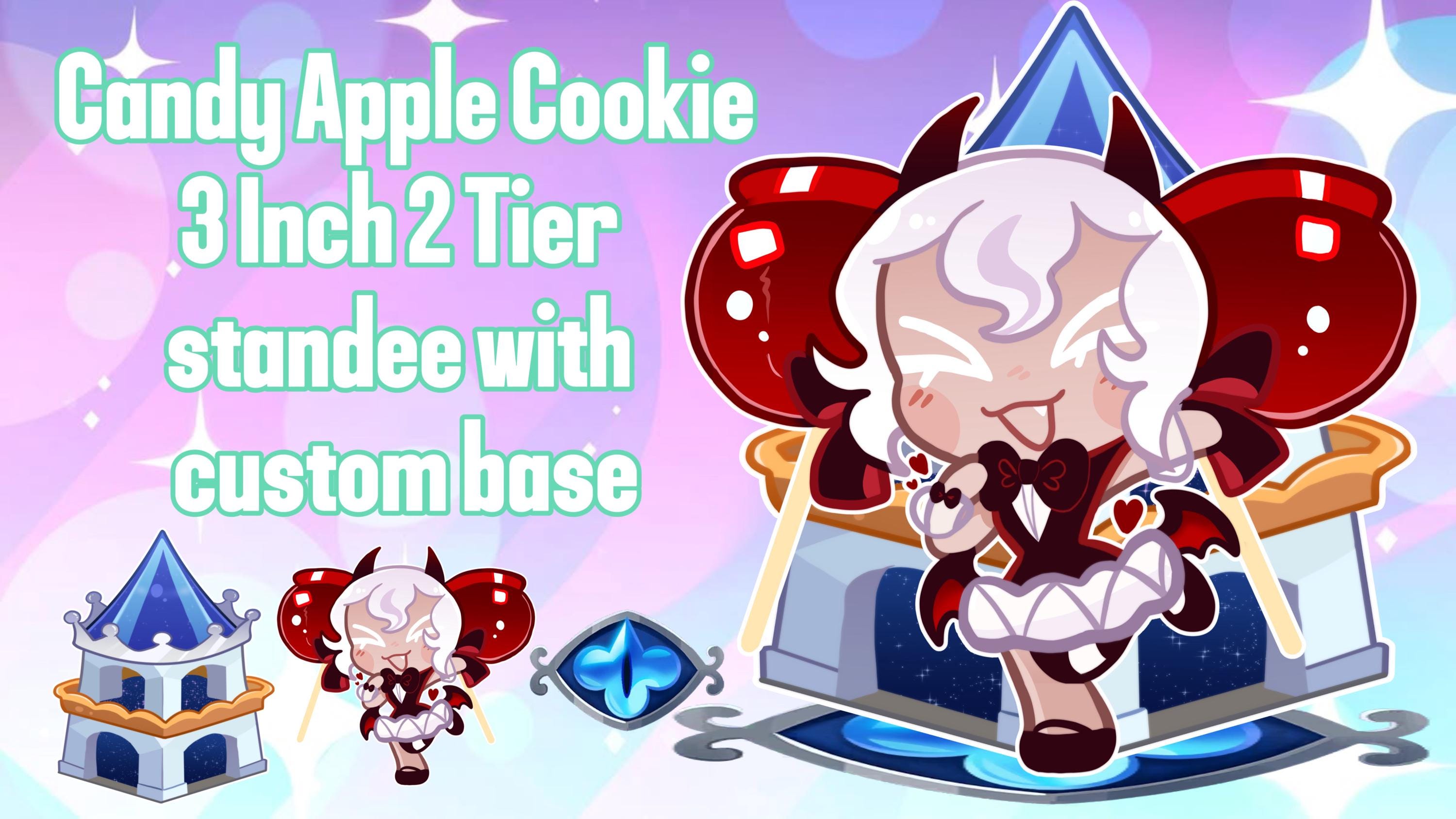 COOKIE RUN KINGDOM Preorder Crk Shadow Milk Cookie Candy Apple Cookie ...